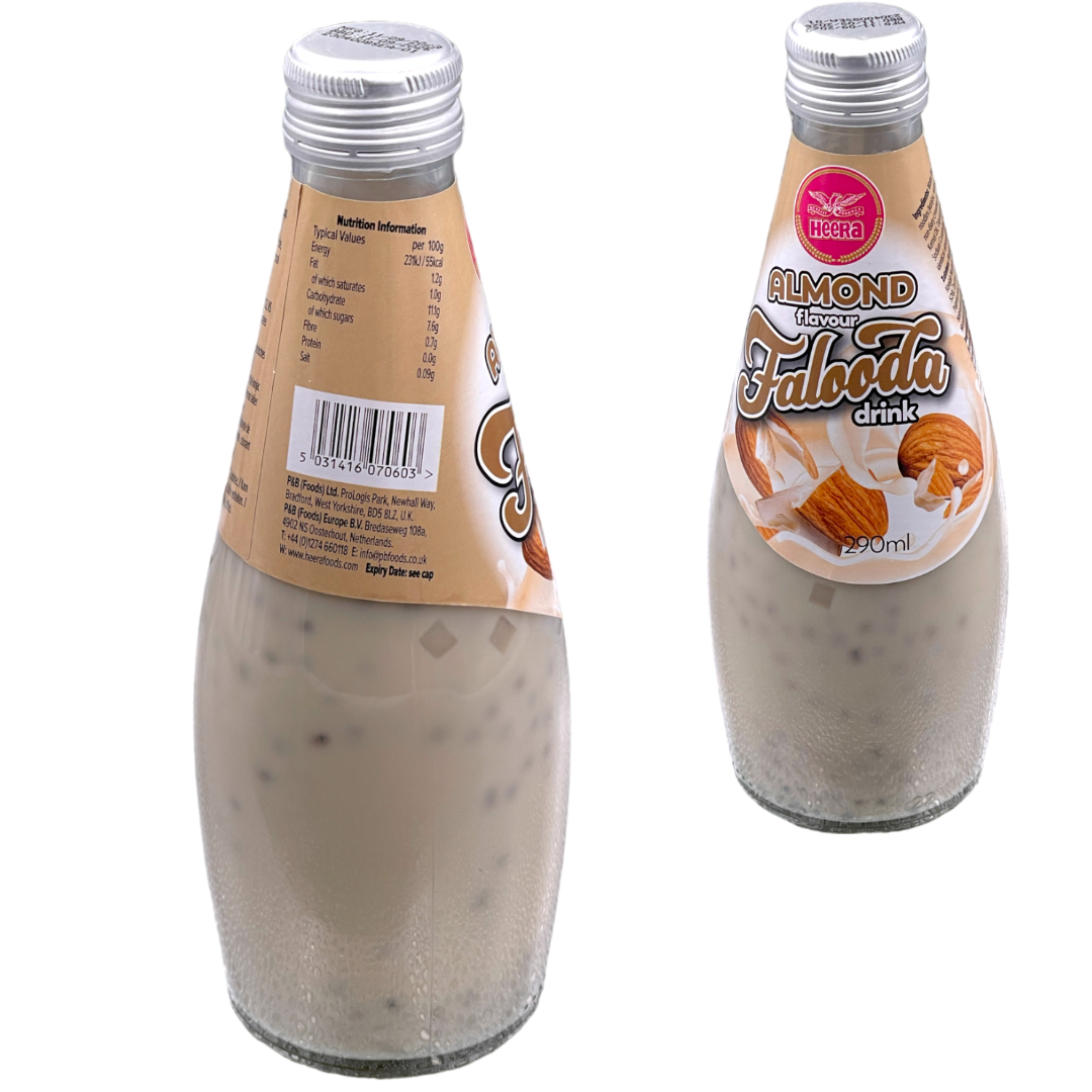 Heera Almond flavour Falooda Drink 290ml - Yogi Mart - Online Indian ...